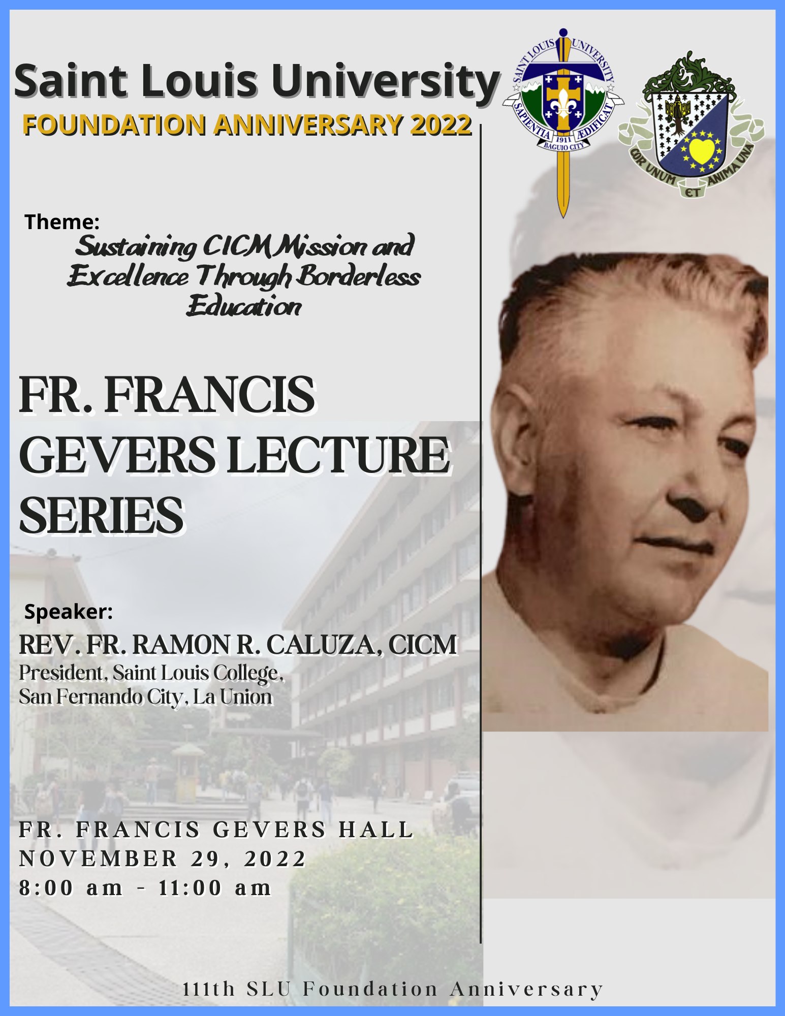 Fr. Francis Gevers Lecture Series Gevers Lecture Series