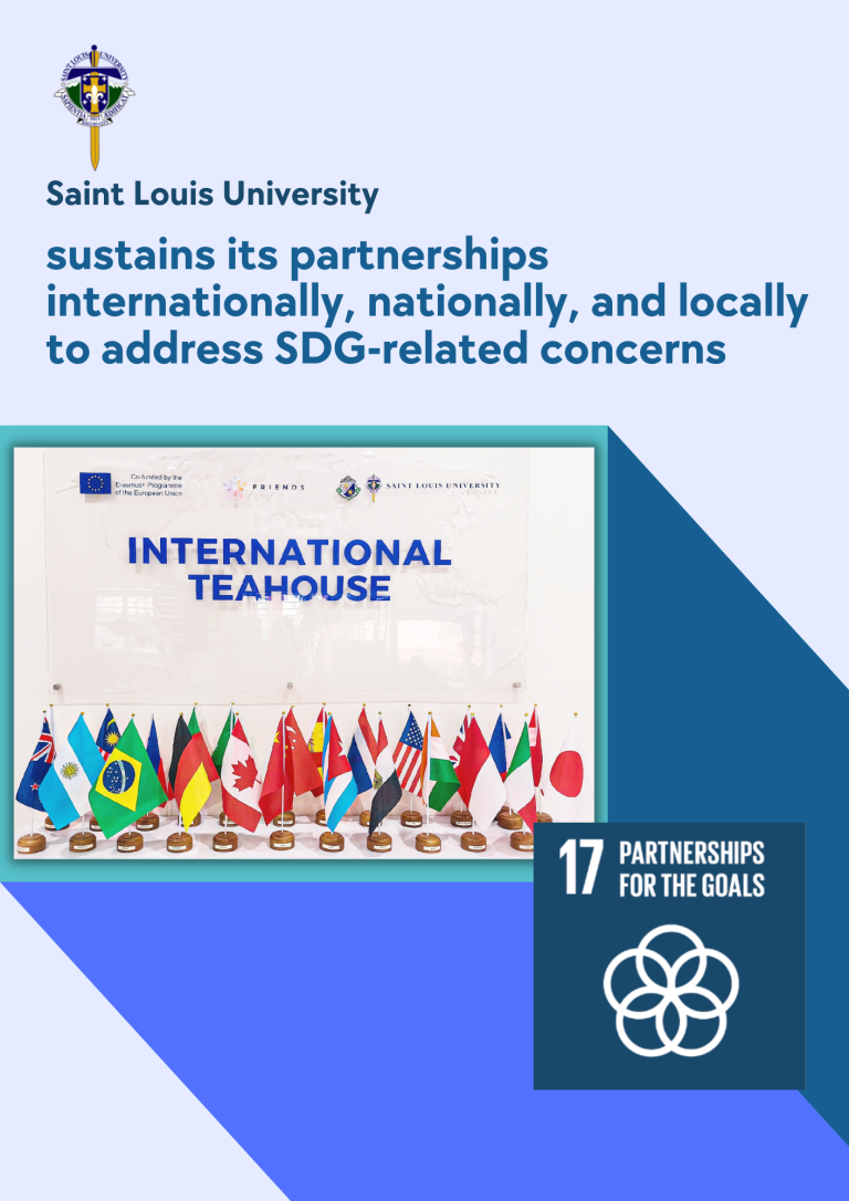 SDG 17: PARTNERSHIP FOR THE GOALS – Saint Louis University, Philippines