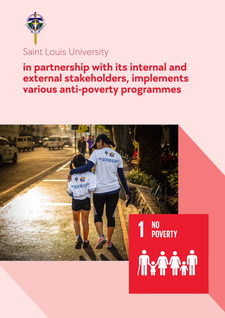 SDG 1: NO POVERTY – Saint Louis University, Philippines