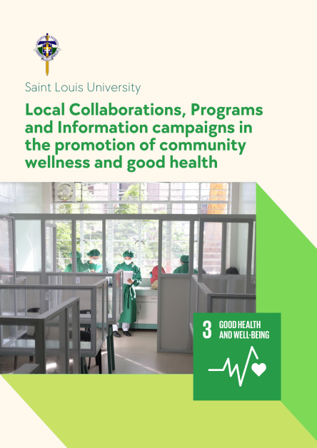 SDG 3: GOOD HEALTH AND WELL-BEING - Saint Louis University, Philippines