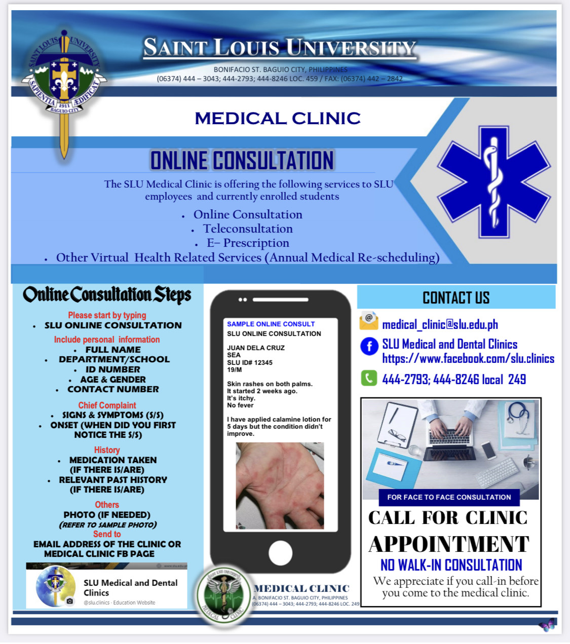 Medical Clinic - Saint Louis University, Philippines