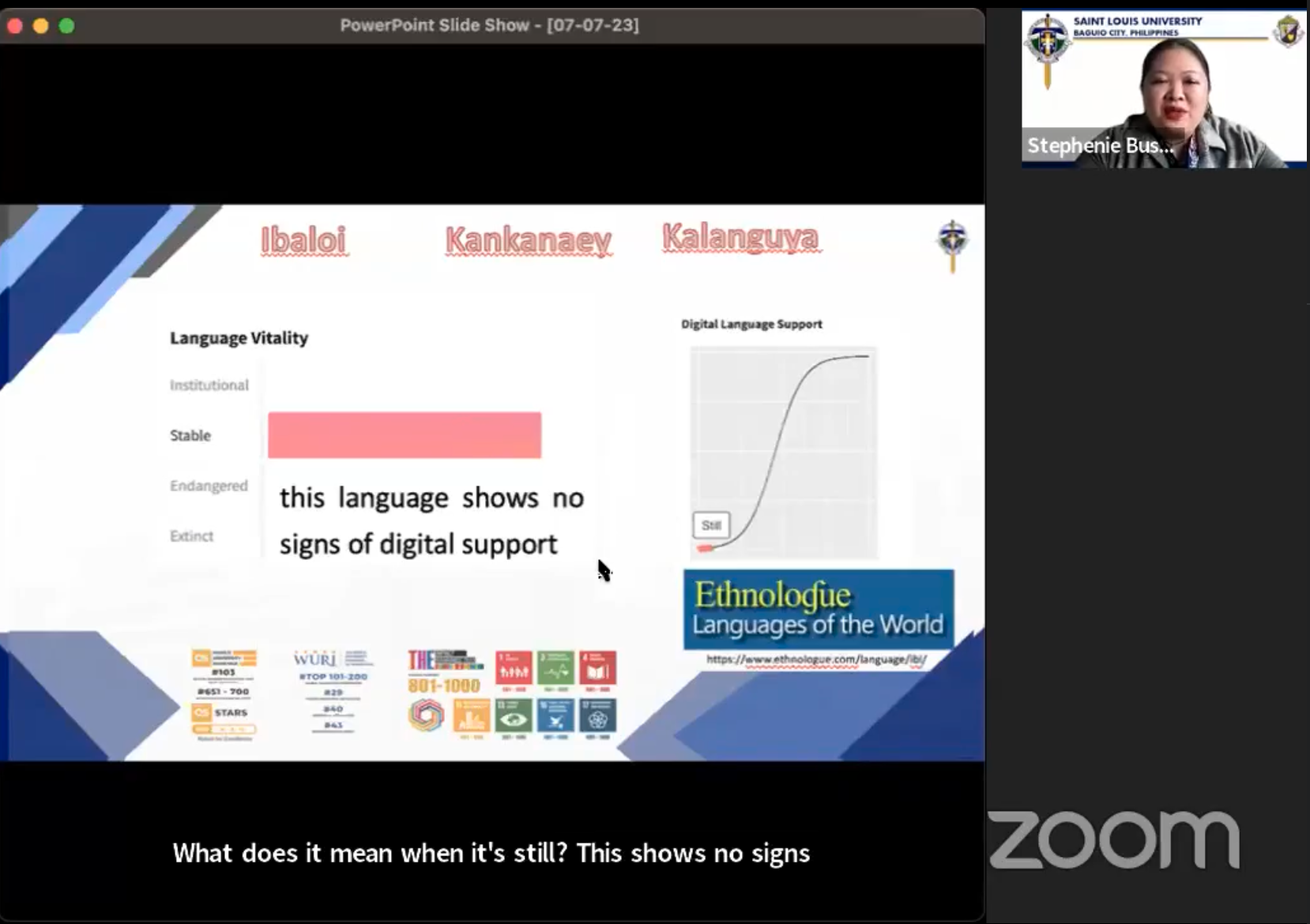 36th Cordillera Month Celebration Webinar Series Conducted through SLU ...