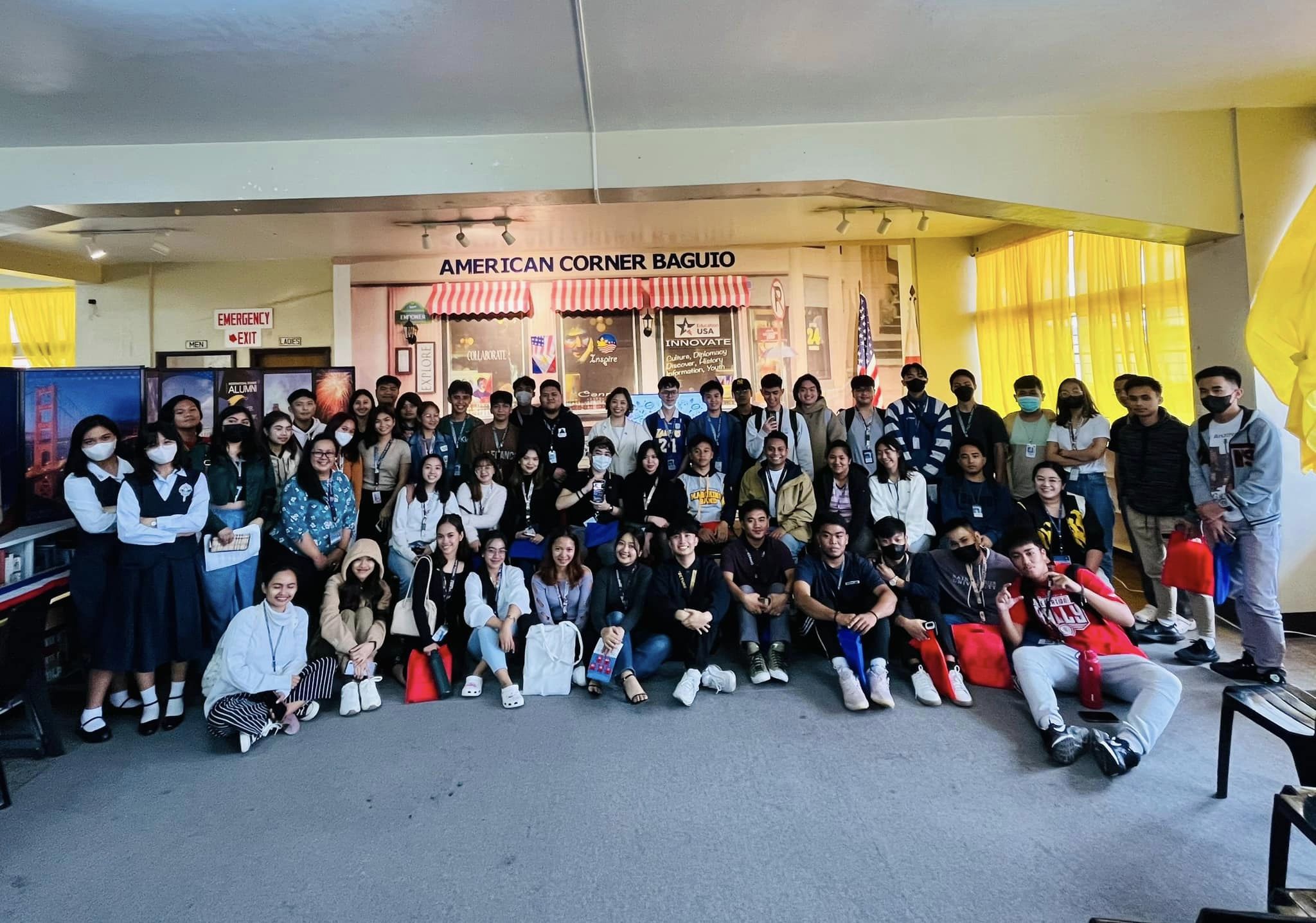 U.S. Embassy in the Philippines Visits American Corner Baguio – Saint ...