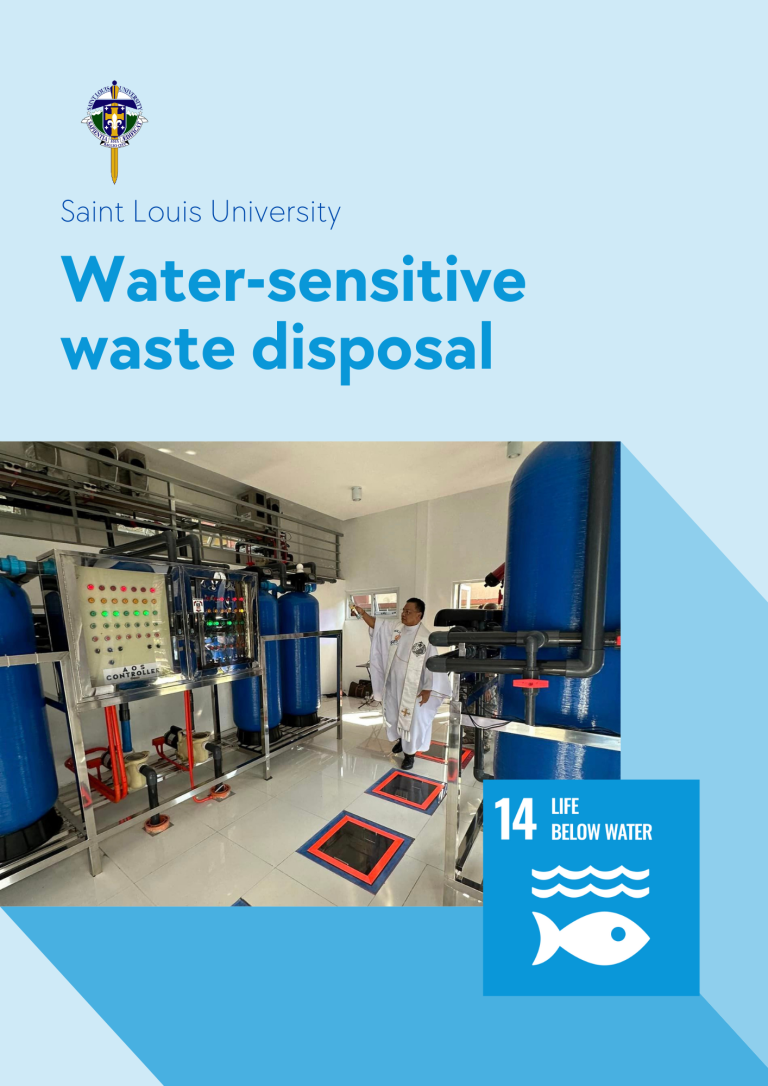 SDG 14: LIFE BELOW WATER - Saint Louis University, Philippines