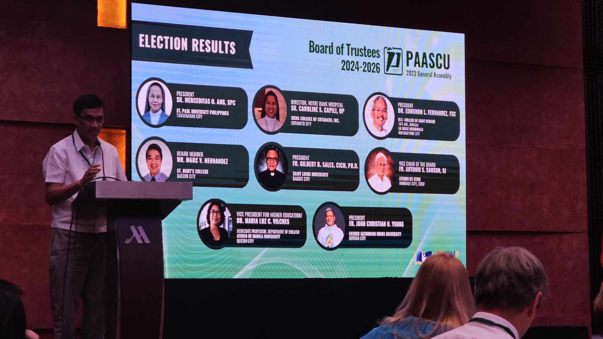 SLU President Rev. Fr. Gilbert B. Sales, CICM, gets re-elected as PAASCU Board Trustee; SLU-SOM ...