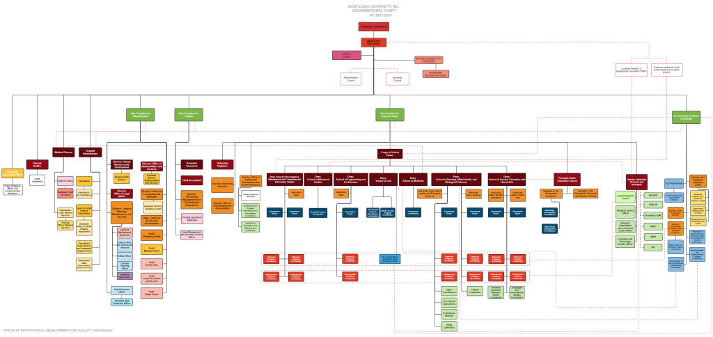 Organizational Structure - Saint Louis University, Philippines