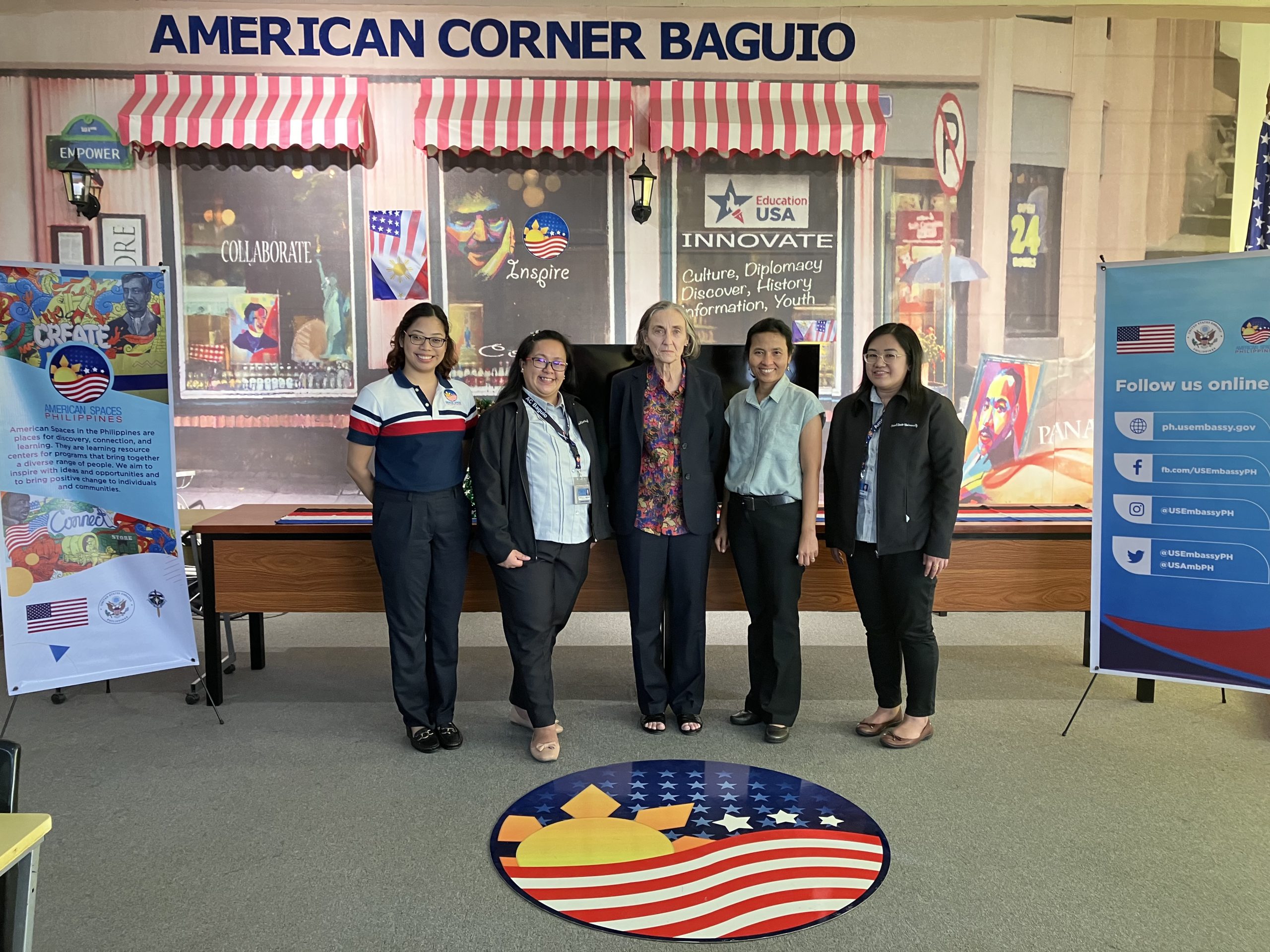 American Corner Baguio Welcomes Distinguished Guests From U S Embassy