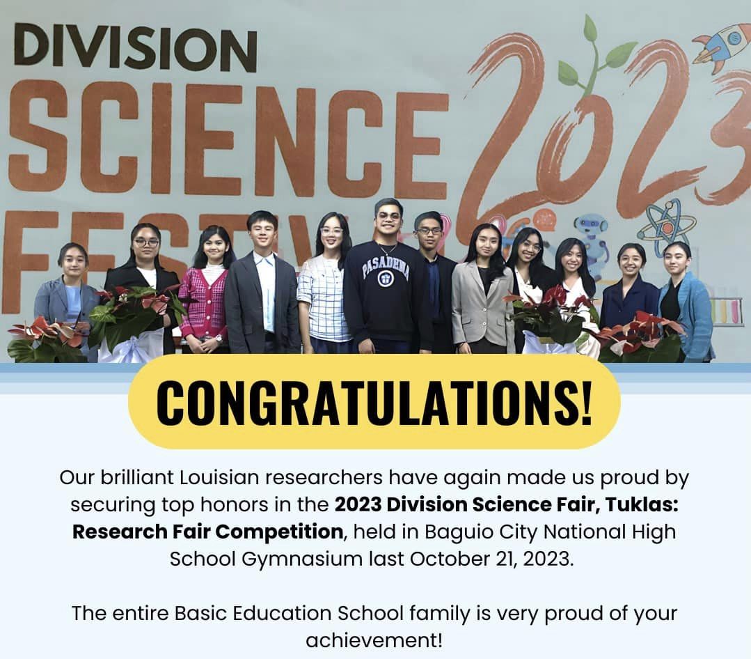 SLU BEdS excels in Science and Technology Fairs – Saint Louis ...