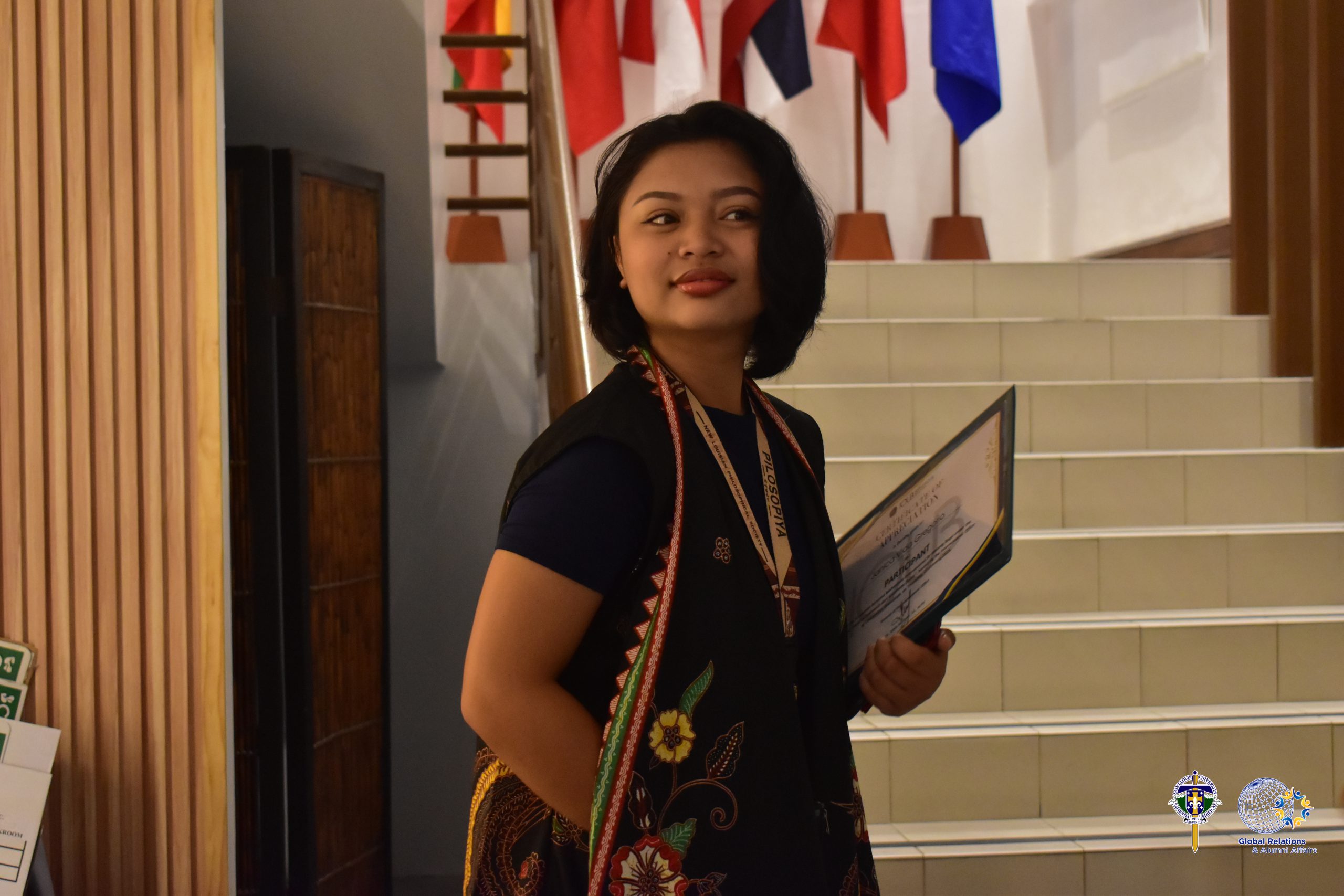 SLU STELA exchange students pay a courtesy visit to University ...